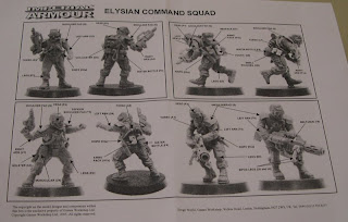 Cypra Mundi: Forge World Elysian Drop Troops Command Squad by MOBILEHQ